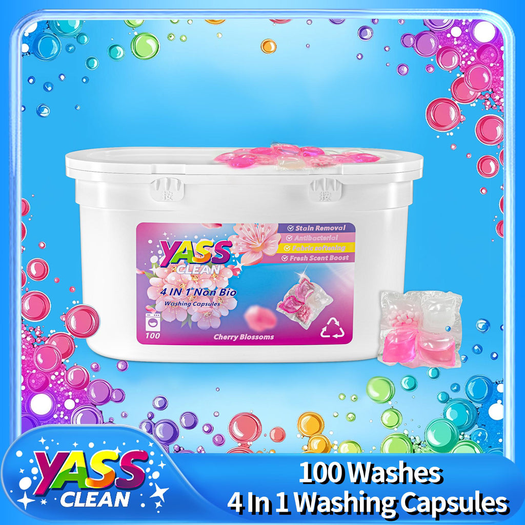 Non Bio 4 In 1 Washing Capsules – Yass Clean